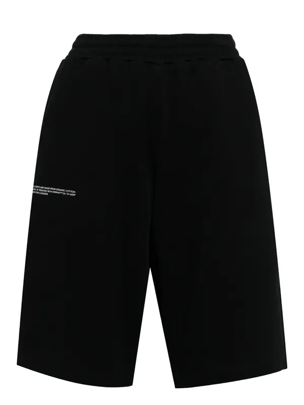 PANGAIA 365 Midweight Long Track Shorts - Black