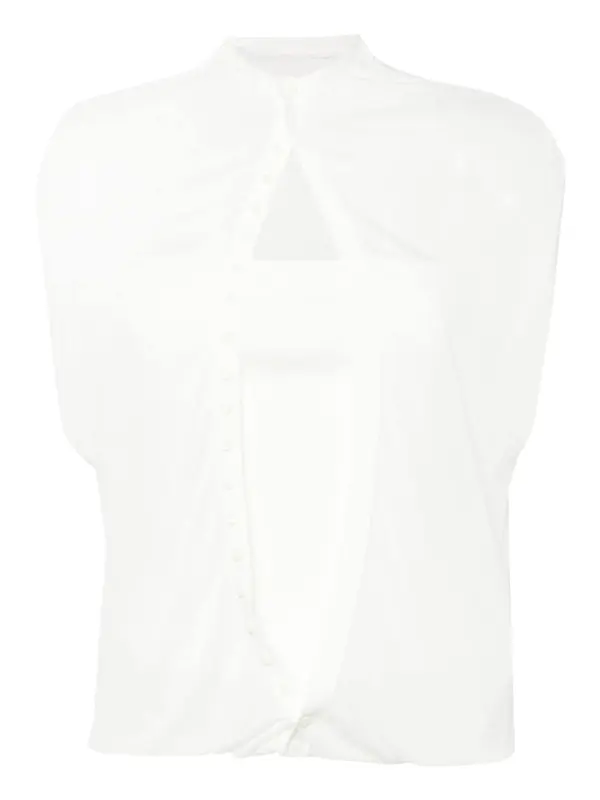 Jacquemus Le Haut Capa Knitted Top - White