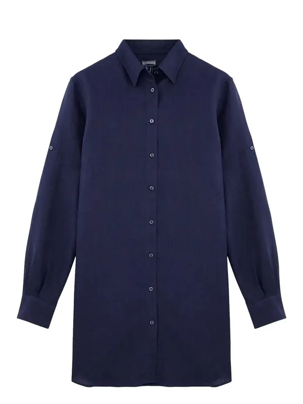 Vilebrequin Organic Linen Shirt - Blue