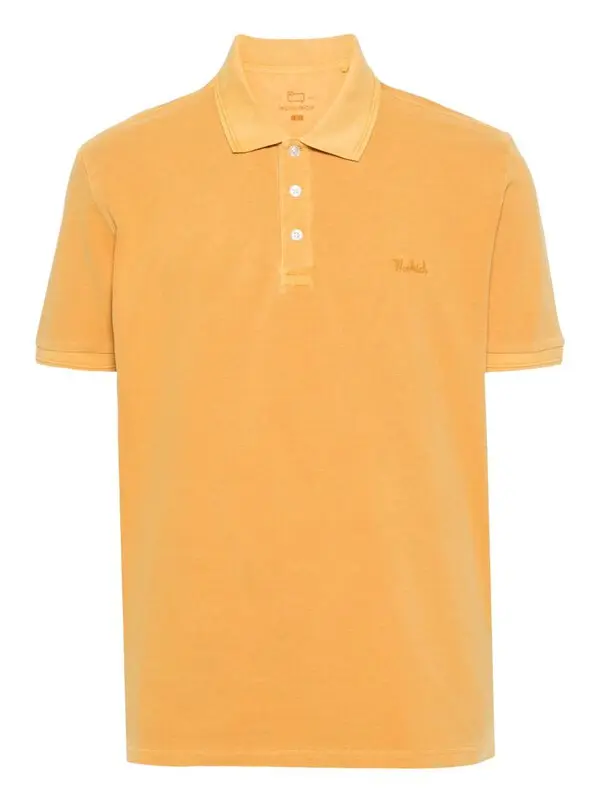 Woolrich Logo-embroidered Polo Shirt - Yellow