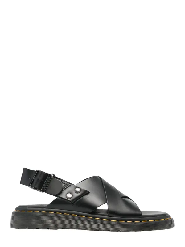 Dr. Martens Zane Brando Leather Sandals - Black