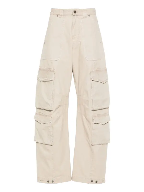 Golden Goose Cotton Cargo Pants - Neutrals