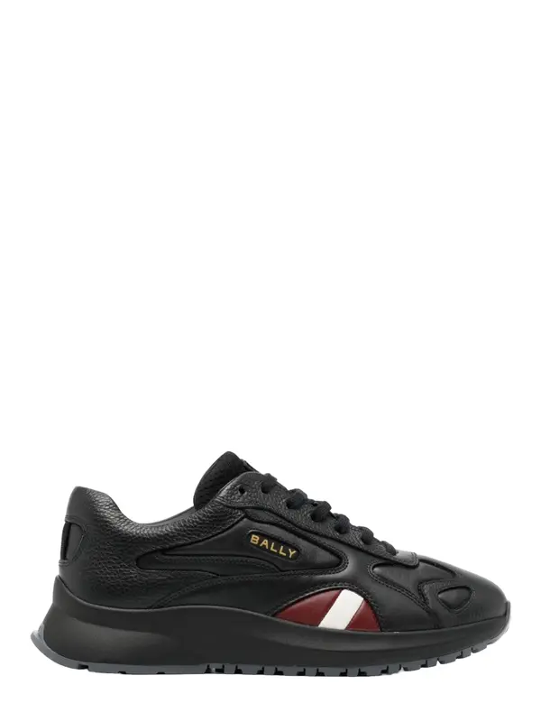Bally Dewy Leather Sneakers - Black