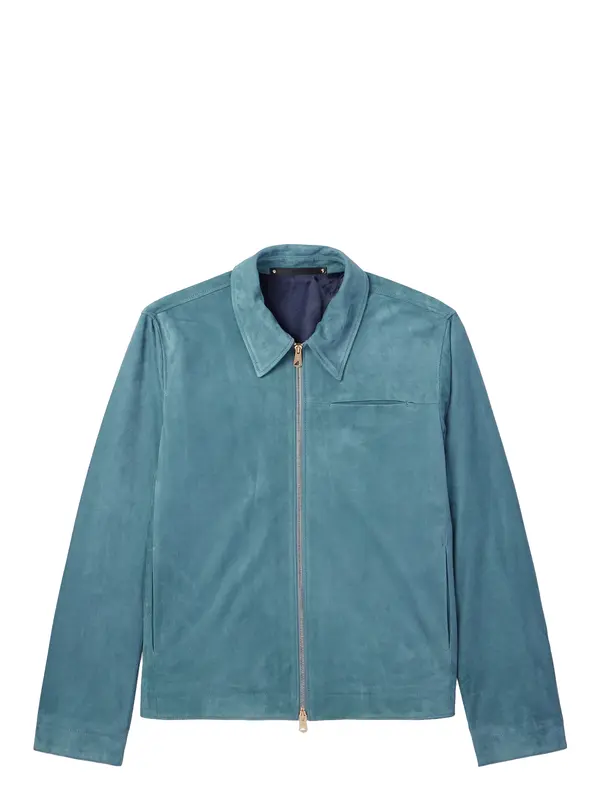 Paul Smith Suede Jacket - Blue