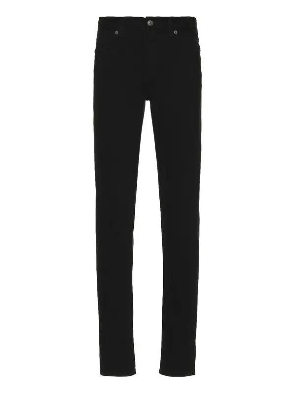 Zegna Stretch Gabardine Denim Jeans - Black