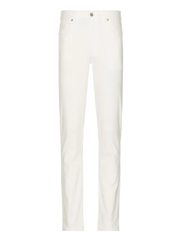 Zegna Stretch Gabardine Denim Jeans - White