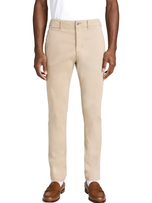 Paige Danford Stretch Sateen Chinos - Khaki