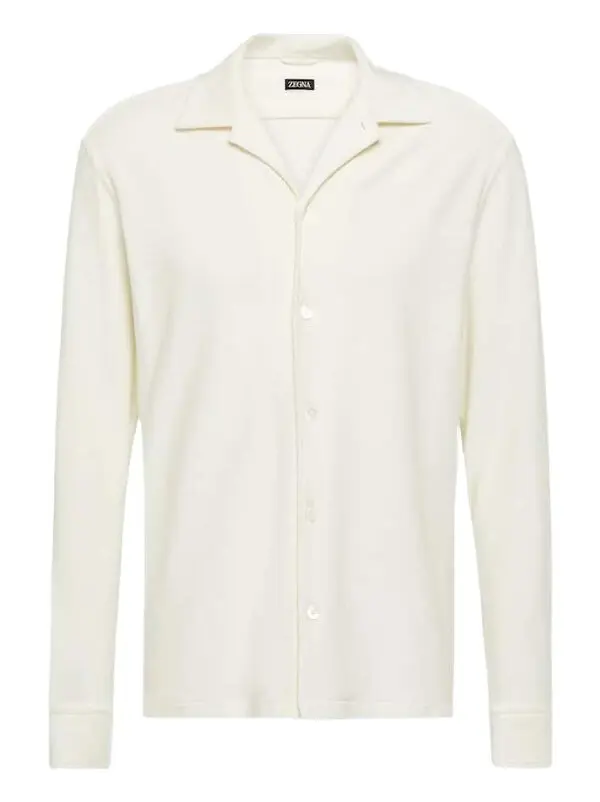 Zegna Cotton And Silk Shirt - White