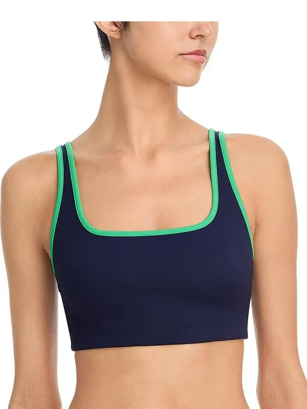 Splits59 Cait Rigor Sports Bra - Indigo/grass