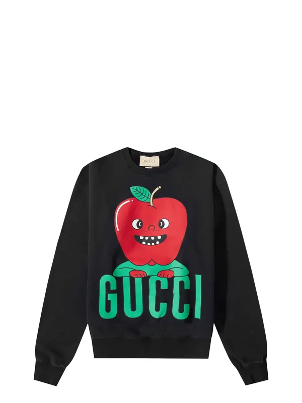 Gucci Pablo Delcielo Crew Neck Sweatshirt - Black