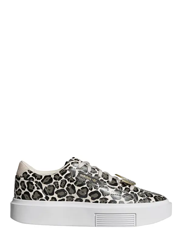 Adidas Sleek Super Leopard Sneakers - Brown
