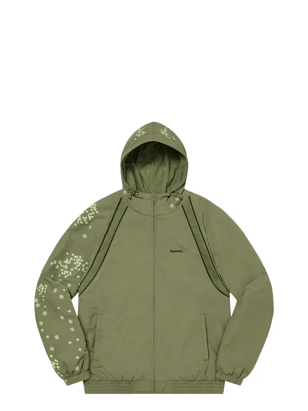Supreme Aoi Glow-in-the-dark Track Jacket 'olive - Green