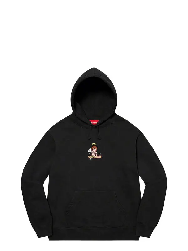 Supreme Angel Hooded Sweatshirt - Black