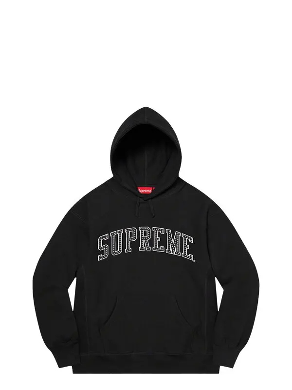 Supreme Stars Arc Hooded Sweatshirt - Black