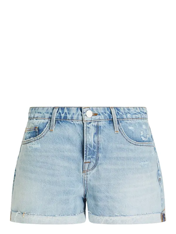 FRAME Le Brigette Denim Shorts - Light Denim