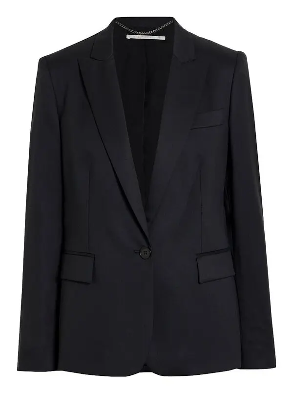 Stella McCartney Wool-twill Blazer - Black