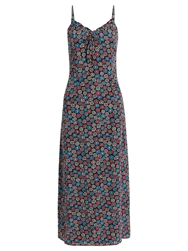 HVN Anika Floral-print Maxi Dress - Pink