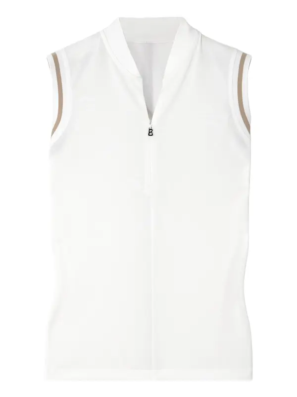 Bogner Evi Striped Piqué Tank - White