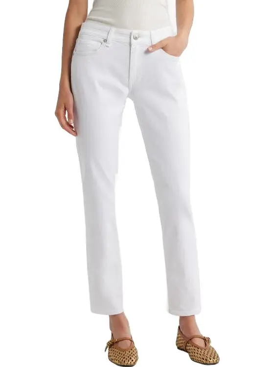 Rag & Bone Dre Low Rise Slim Boyfriend Jeans - Opticwht
