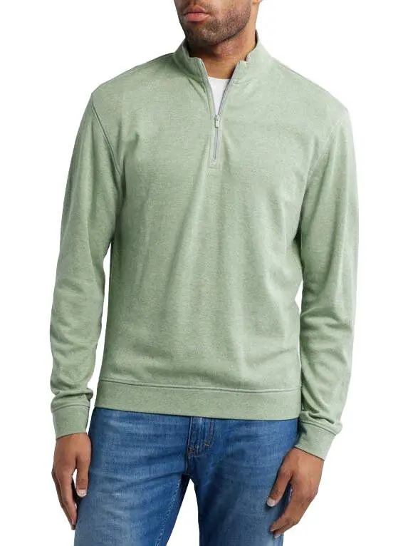 Johnnie-o Hanks Quarter-zip Pullover - Clover
