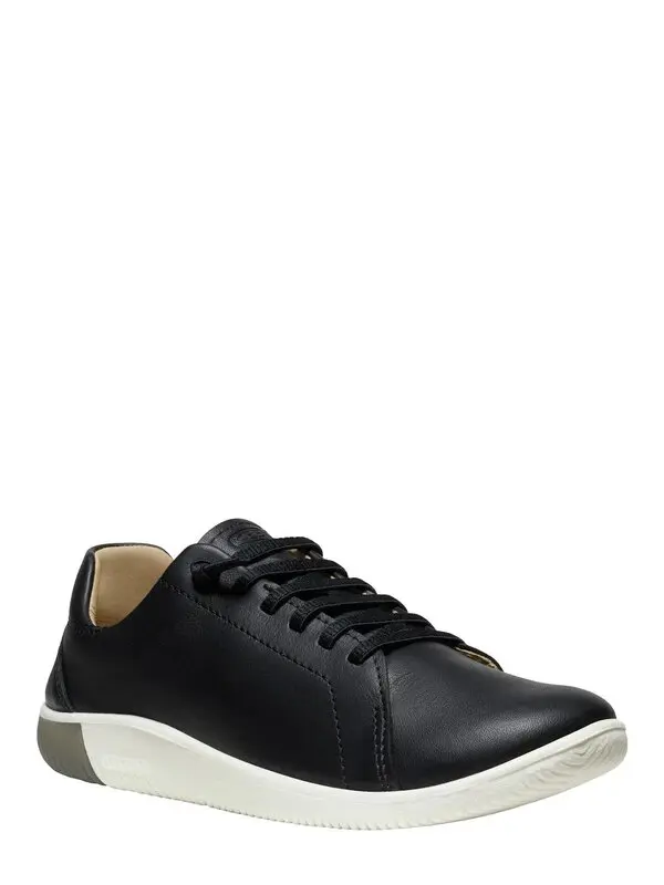 Keen Knx Leather Sneakers - Black/ Star White