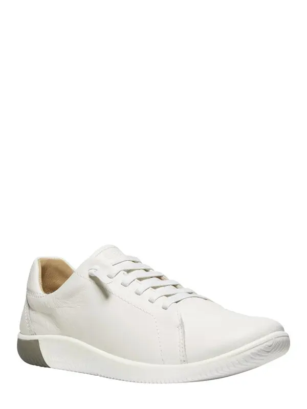 Keen Knx Leather Sneakers - Star White/star Whit