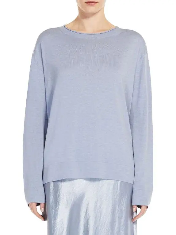 Max Mara Pensile Crewneck Sweater - Light Blue