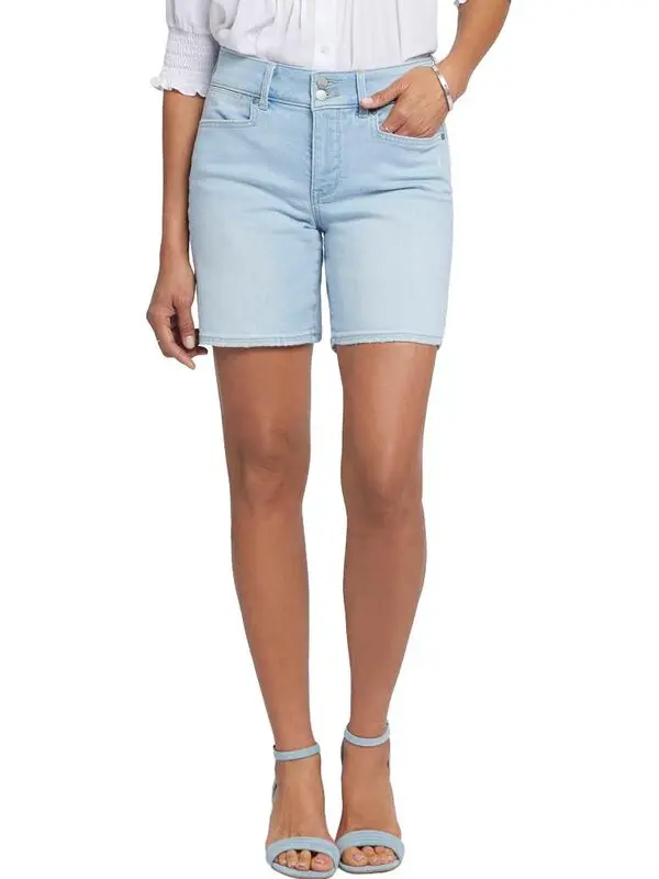 NYDJ Frankie Mid-length Denim Shorts - Estrella