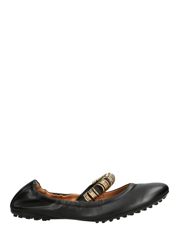 TOD'S Leather Ballet Flats - Black