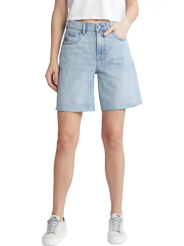 HIDDEN JEANS Cutoff Denim Shorts - Medium Wash
