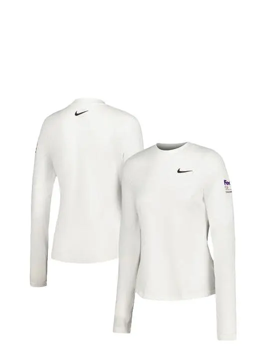 Nike Fedex St. Jude Championship Uv Victory Print Performance Long Sleeve Top - White