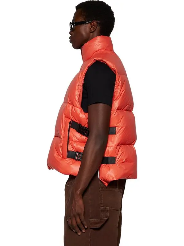 Givenchy Sleeveless Puffer Vest - Orange