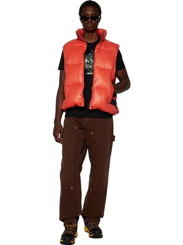 Givenchy Sleeveless Puffer Vest - Orange