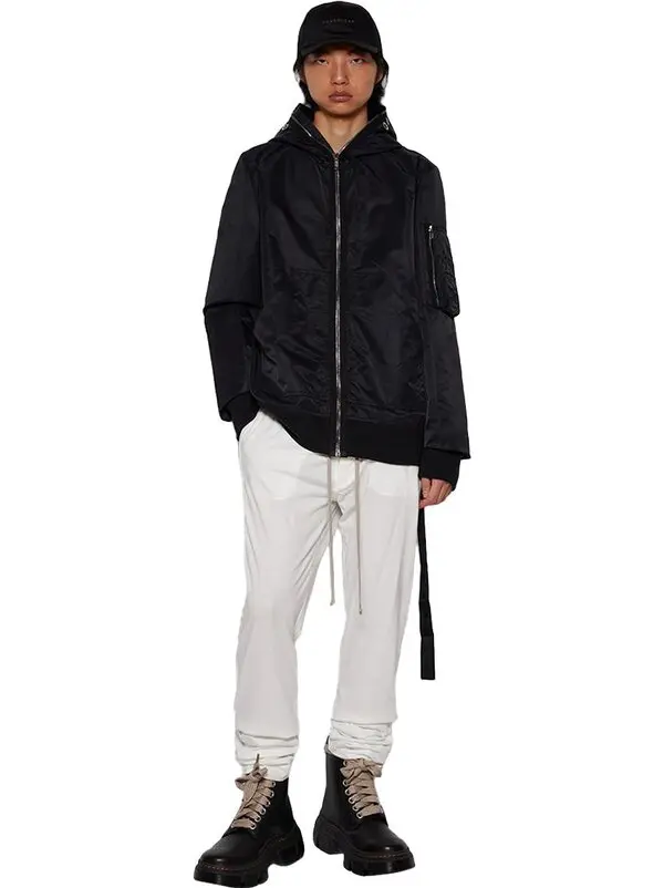 Rick Owens Berlin Drawstring Full Length Pants - White