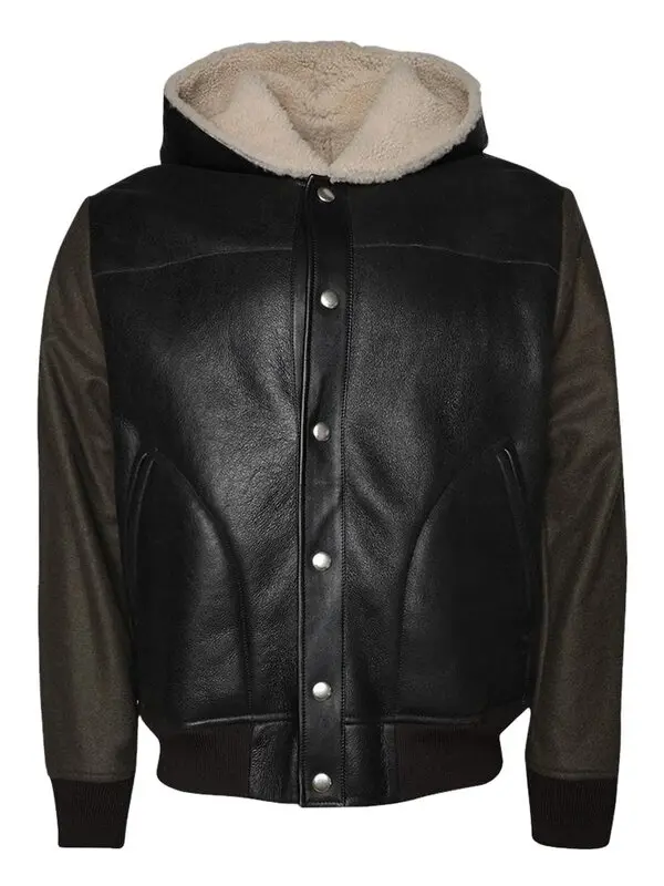 Givenchy Reversible Shearling Varsity - Brown