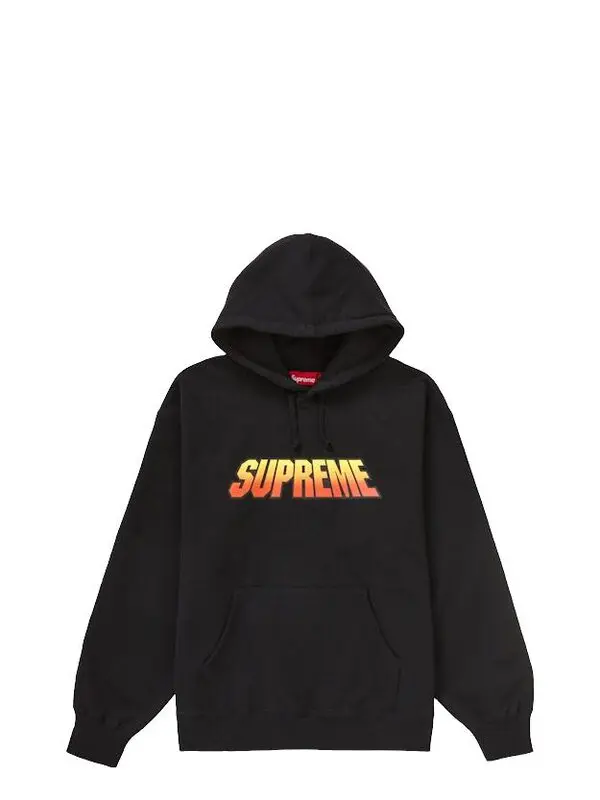 Supreme Gradient Hooded Sweatshirt - Black