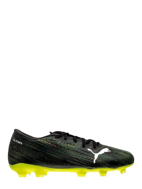 PUMA Ultra 2.2 Fg Ag Athletic Shoes - Black/white/yellow Alert
