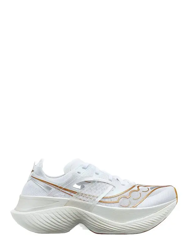 Saucony Endorphin Elite Sneakers - White/gold