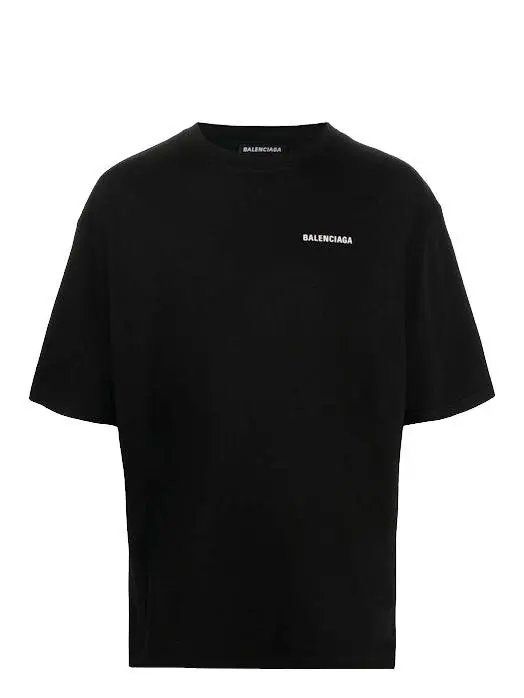 Balenciaga Relaxed Fit Short Sleeves T-shirt - Black