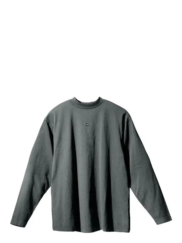 Yeezy Gap Logo Longsleeve Tee Shirt - Dark Green