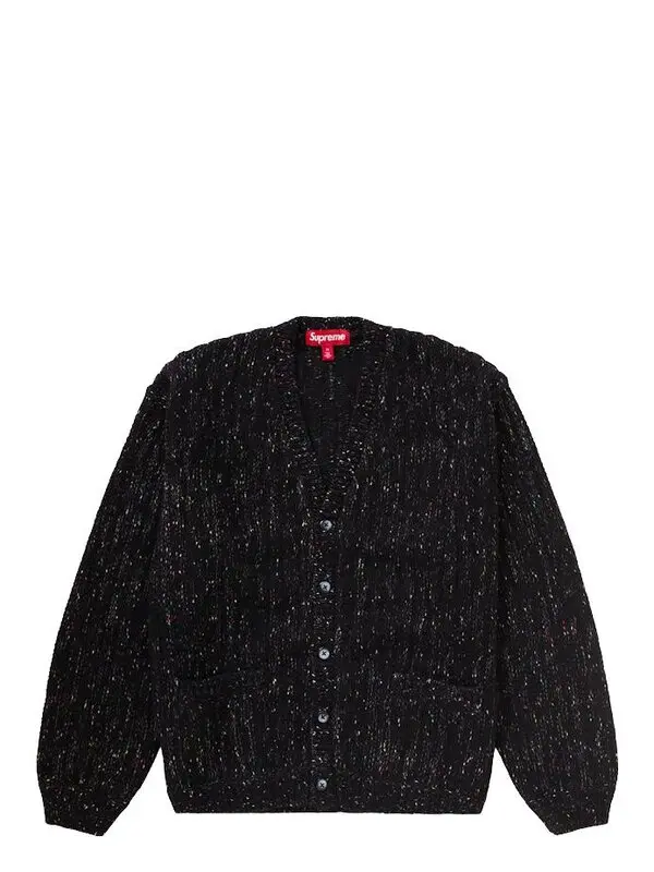 Supreme Confetti Cardigan - Black