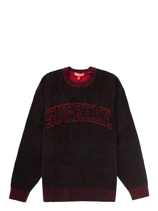 Supreme Contrast Arc Sweater - Black