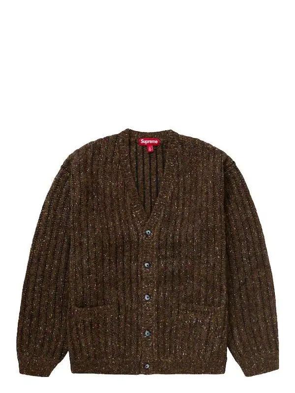 Supreme Confetti Cardigan - Brown