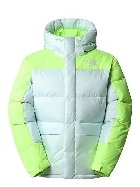 The North Face Himalayan Hooded Down Jacket - Skylight Blue/led Yellow