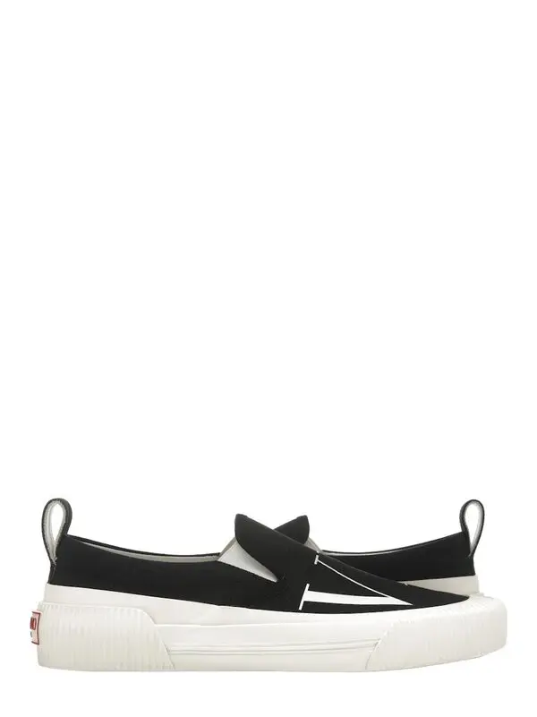 Valentino Garavani Vltn Slip-on Sneakers - Black/white