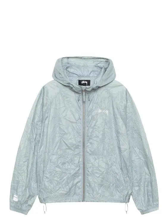 StÜssy Wrinkled Nylon Beach Shell Jacket - Slate