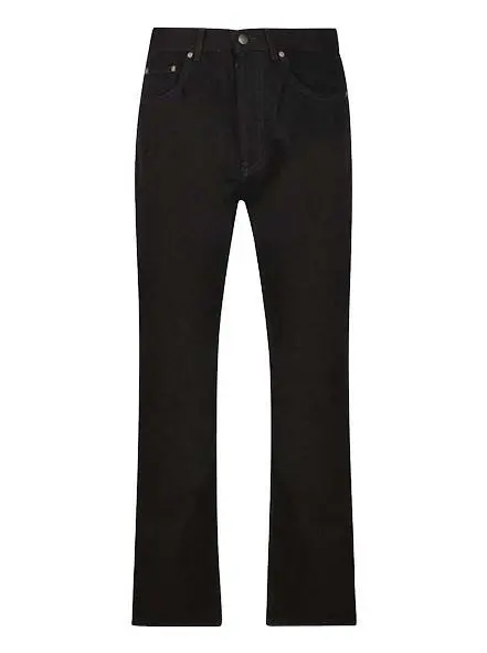 Palm Angels Straight Leg Jeans - Black