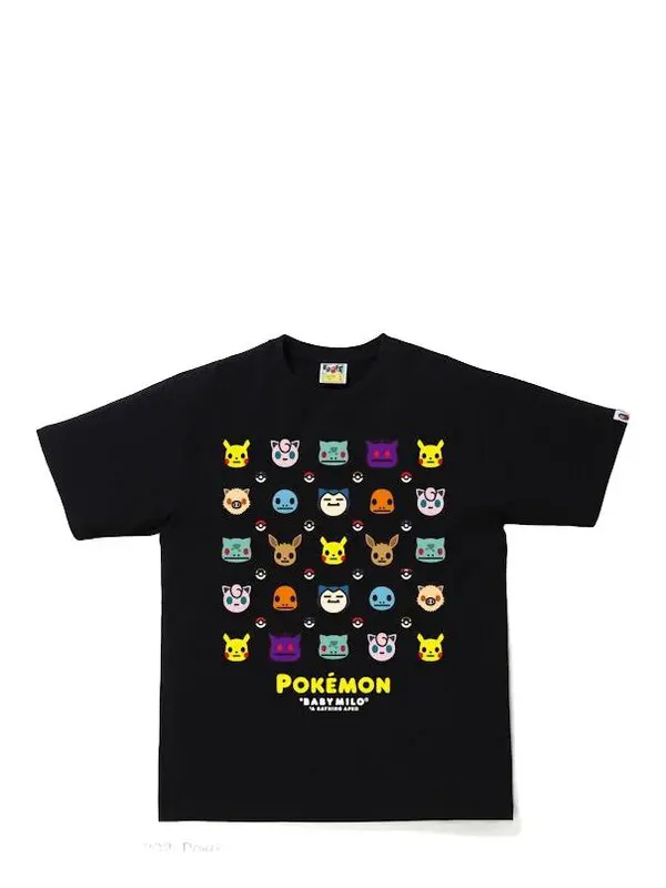 A BATHING APE Pokémon Baby Milo #12 Tee Shirt - Black