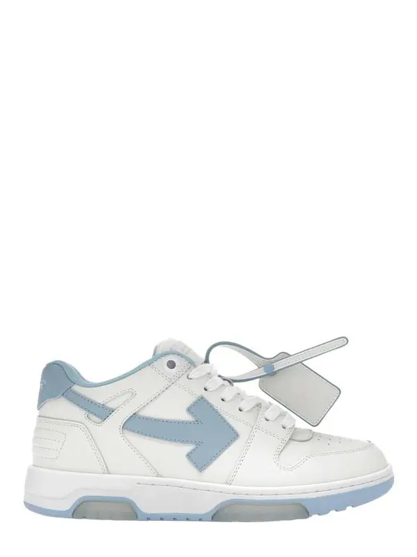 Off-White Ooo Low-top Sneakers - White/light Blue