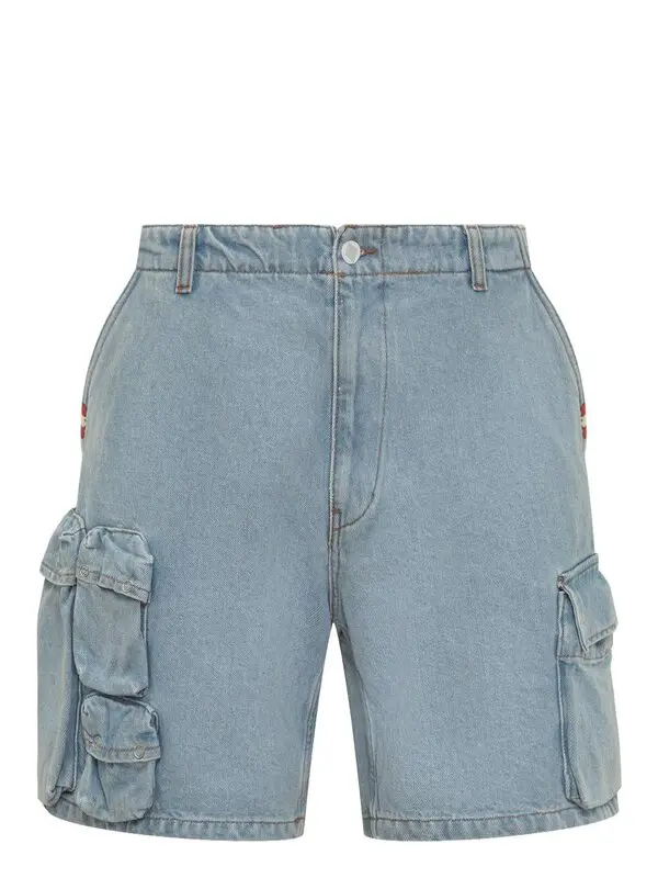 AMISH Cargo Bermuda Shorts - Blue